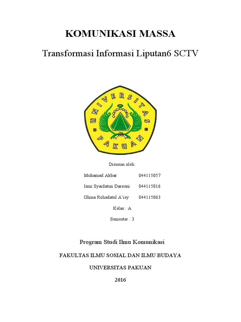 Komunikasi Massa Cover Pdf 