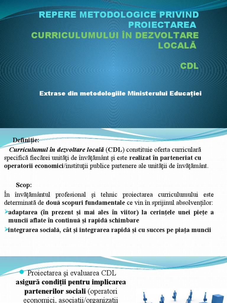 Prezentare CDL | PDF