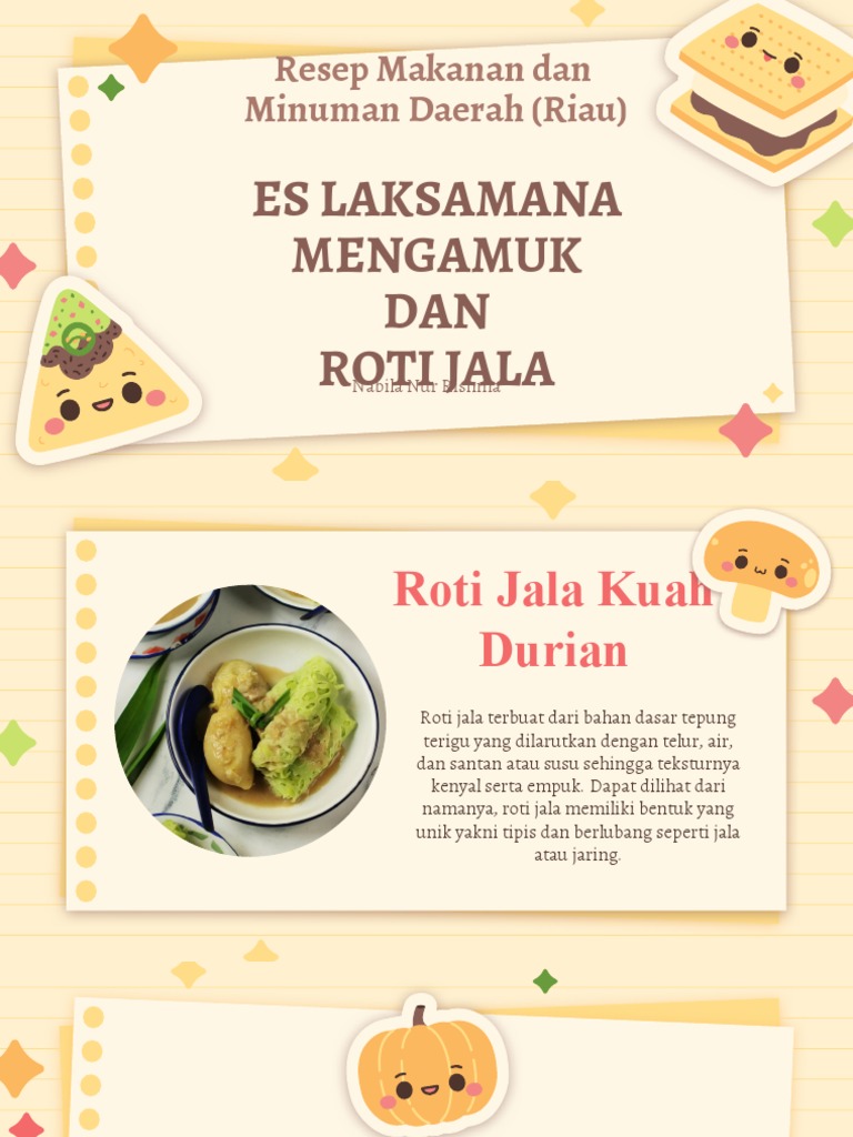 Resep Roti Jala & Es Laksamana Riau | PDF