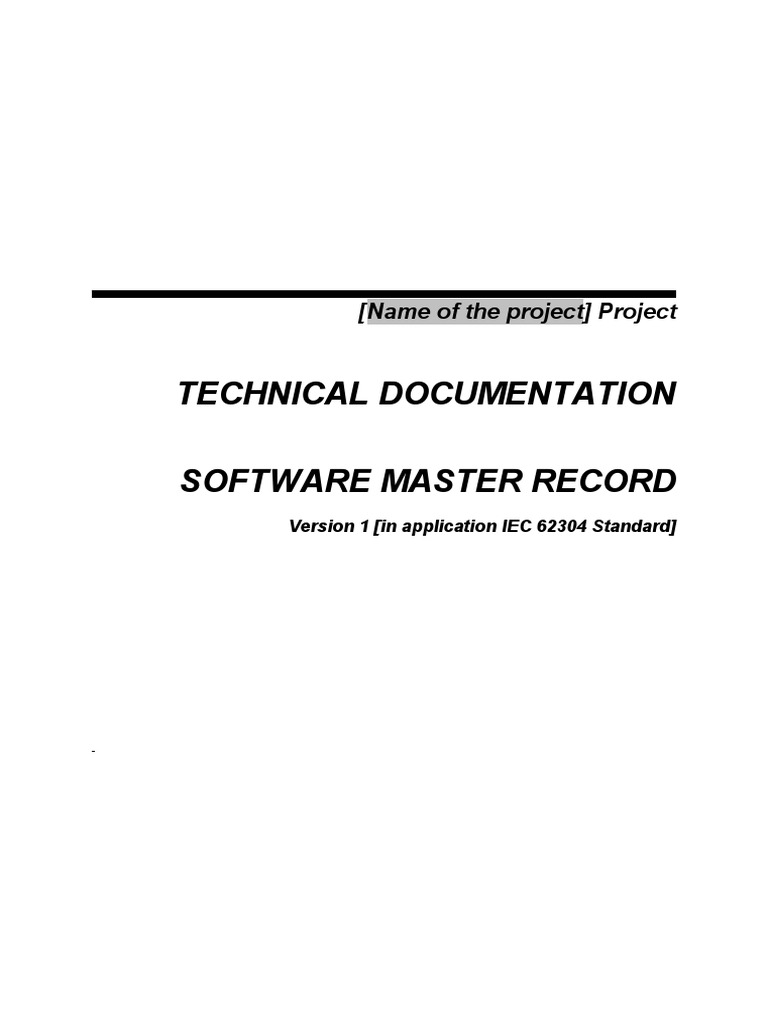 WH-FORM-XX-1.0 EN - Technical Documentation MDR Software Master Record ...