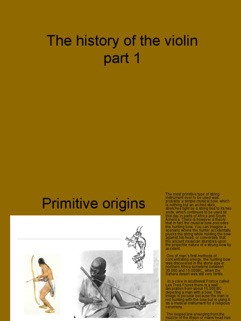 Evolution of the Violin's History | PDF | Music Production | Bowed ...