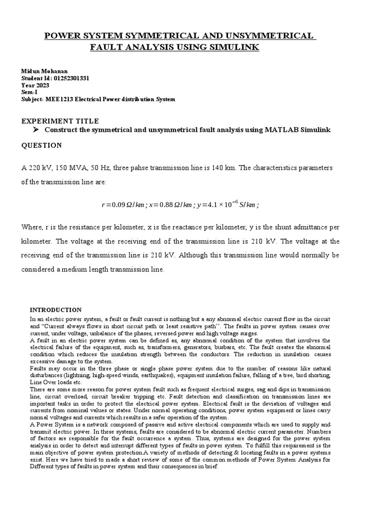 Practical Assesment | PDF | Electric Power Transmission | Electric ...
