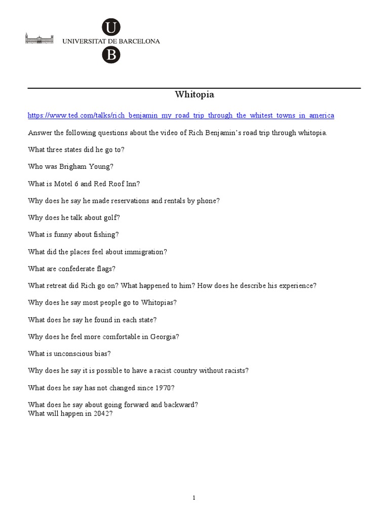 Exploring America's Whitopias | PDF | Politics | Social Science