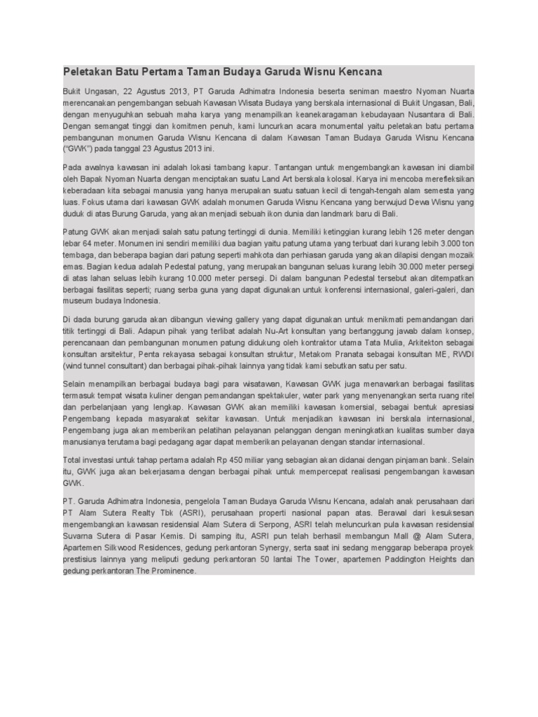 Contoh Press Release | PDF