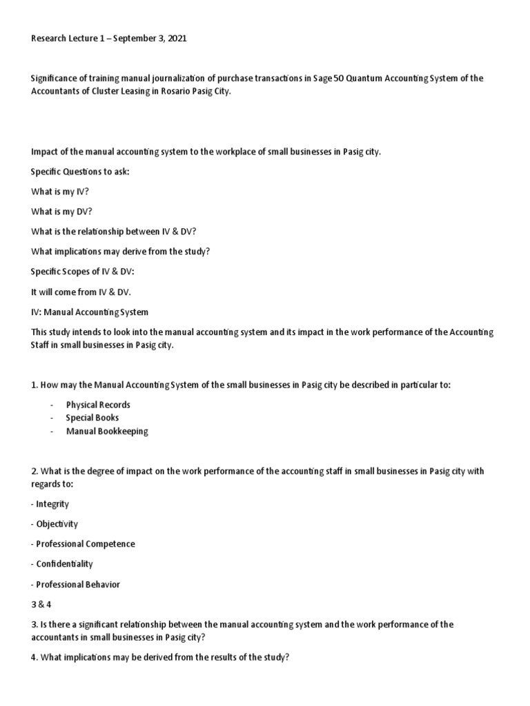 Research Lecture 1 Download Free Pdf Statistics Sampling Statistics