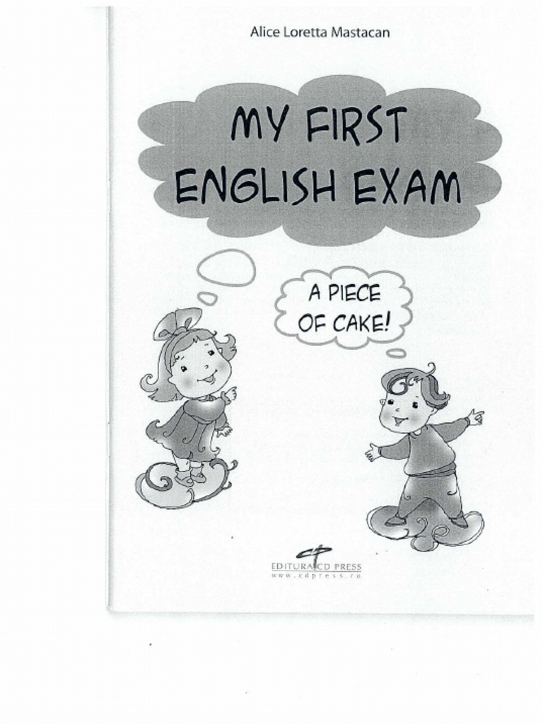 My First English Exam 1 1 | PDF