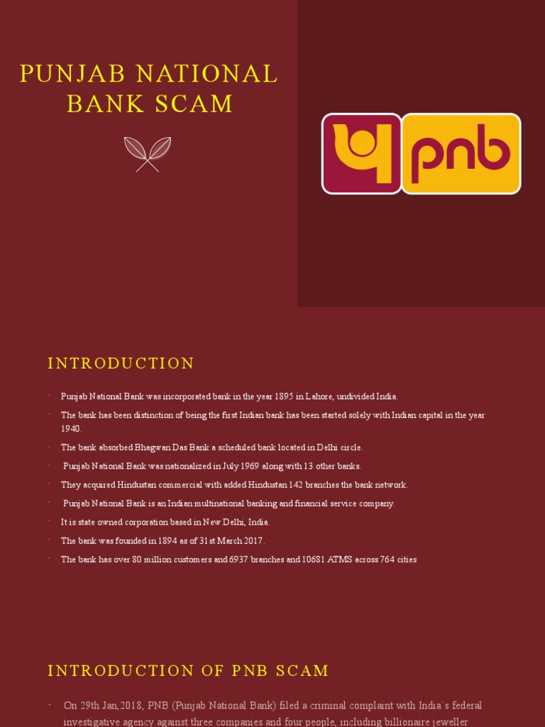 Punjab National Bank Scam | PDF | Banks | Financial Services