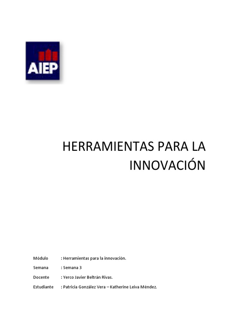 Herramientas para La Innovacion | PDF | Ingeniería