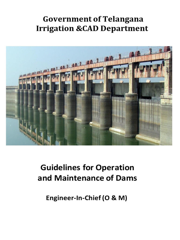 Manual For Dams V1 Final Pdf Spillway Dam