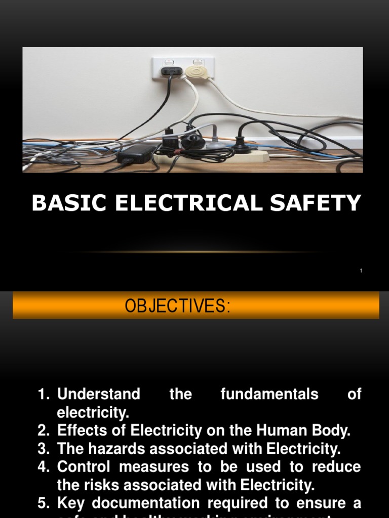 Basic Electrical Safety L-6 | PDF | Electrical Resistance And ...