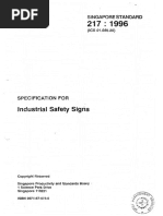 As 1319-1994 Safety Signs For The Occupational Environment | PDF | Business