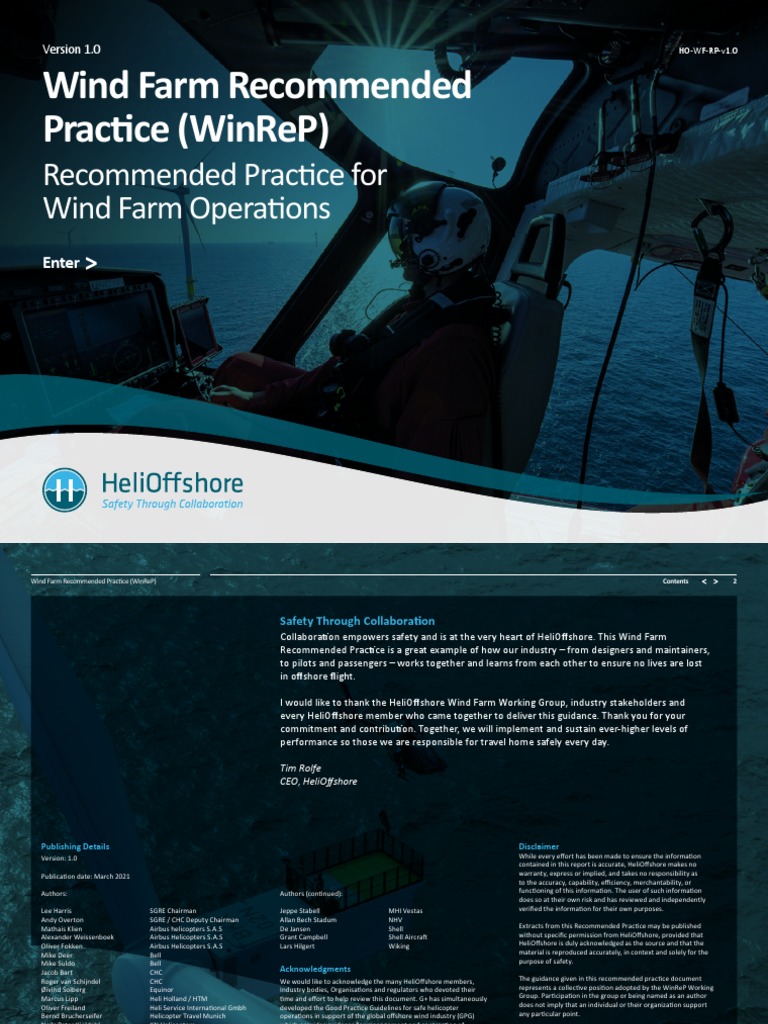Wind Farm Operations Best Practices | PDF | Flight Recorder | Transport