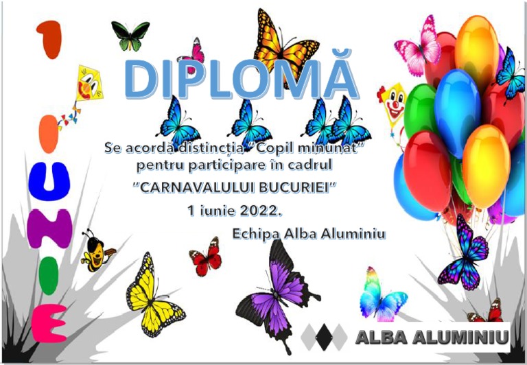Diploma Copil Minunat | PDF