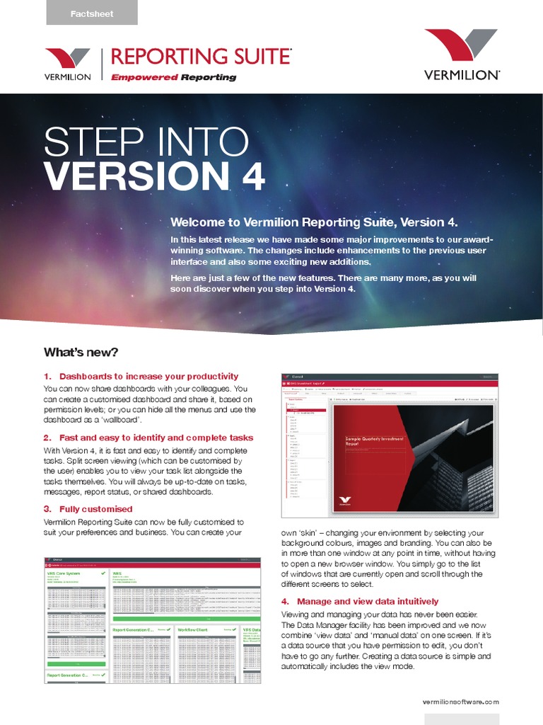 VRS 4.0 Features | PDF | Virtual Reality | Systems Engineering
