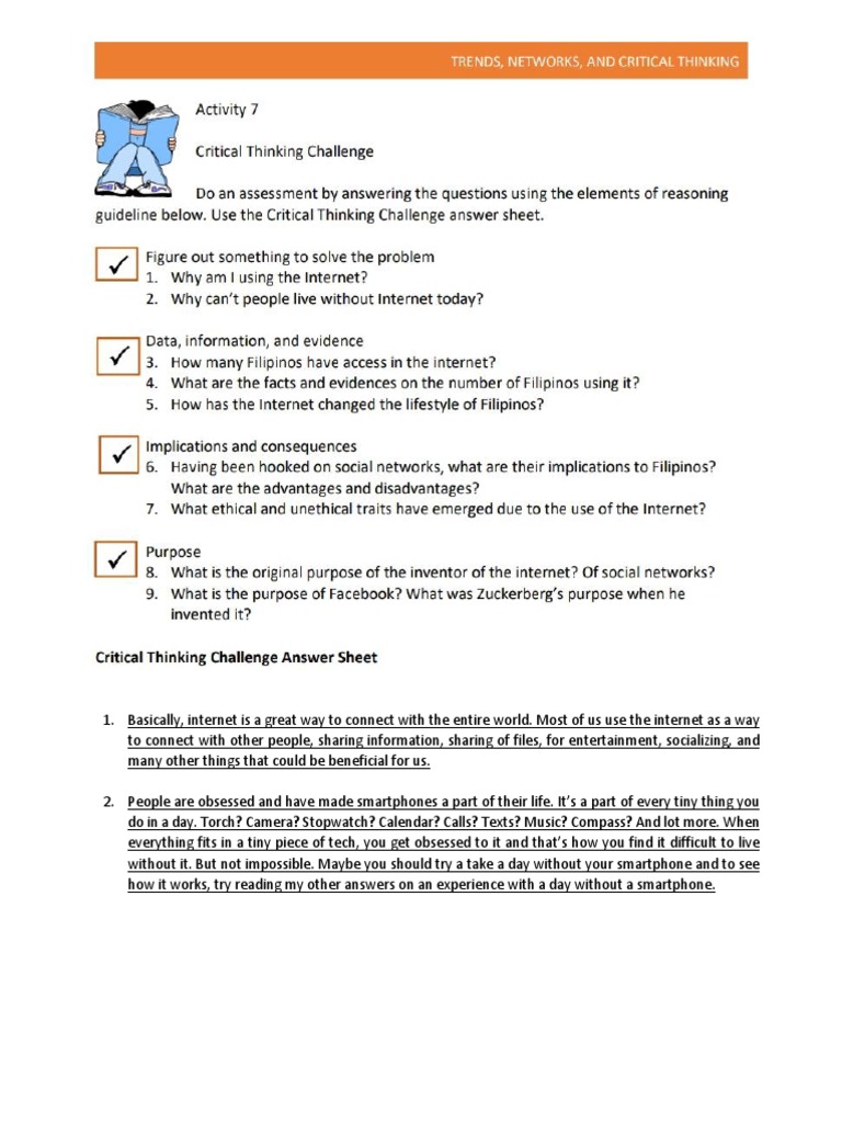 Activity 7 OLBPTNC | PDF | Internet | Social Networking Service