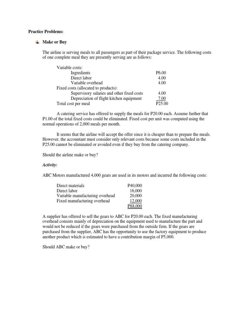 Management Services Pdf Net Income Cost