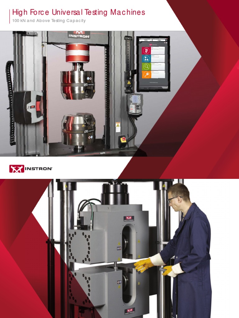 High Force Universal Testing Machines | PDF | Composite Material ...