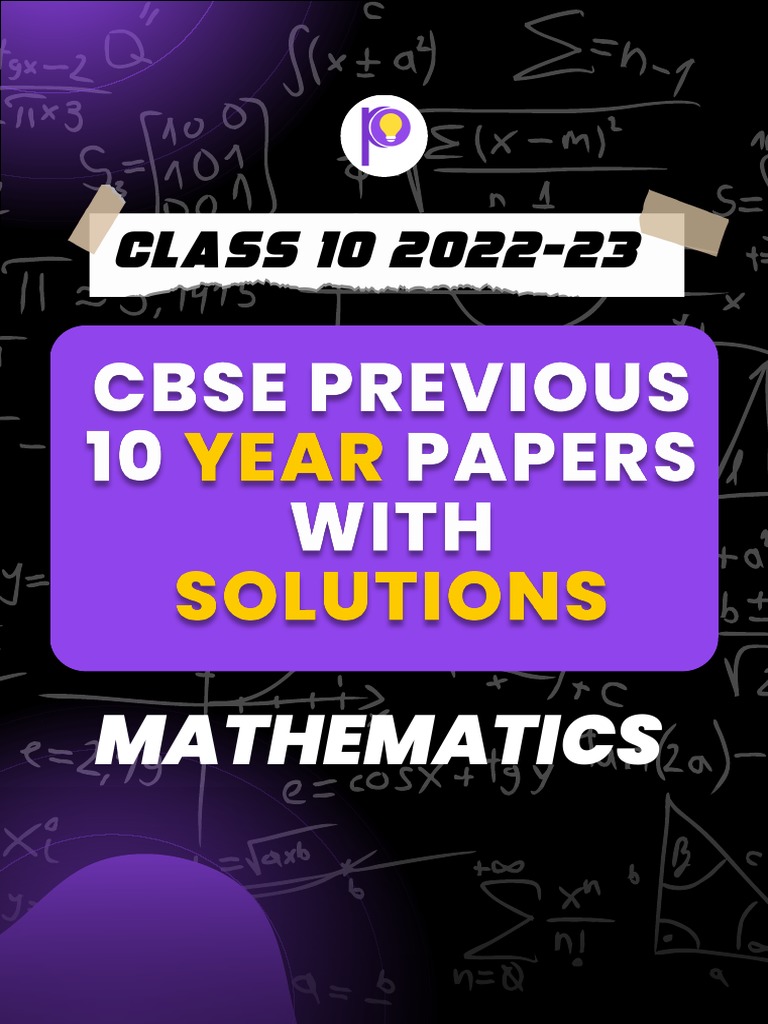 Class 10 2022-23: Mathematics | PDF