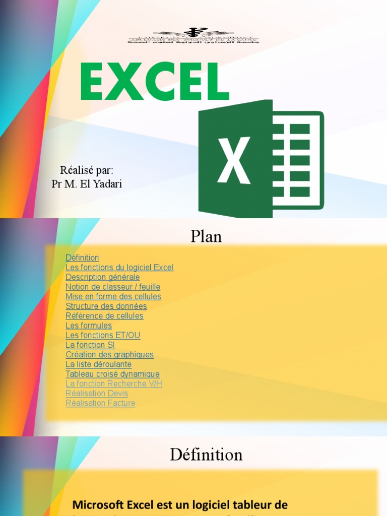 Excel P2 | PDF | Microsoft Excel | Informatique