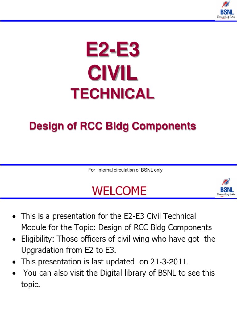 E2-E3 Civil: Technical | Download Free PDF | Beam (Structure) | Column