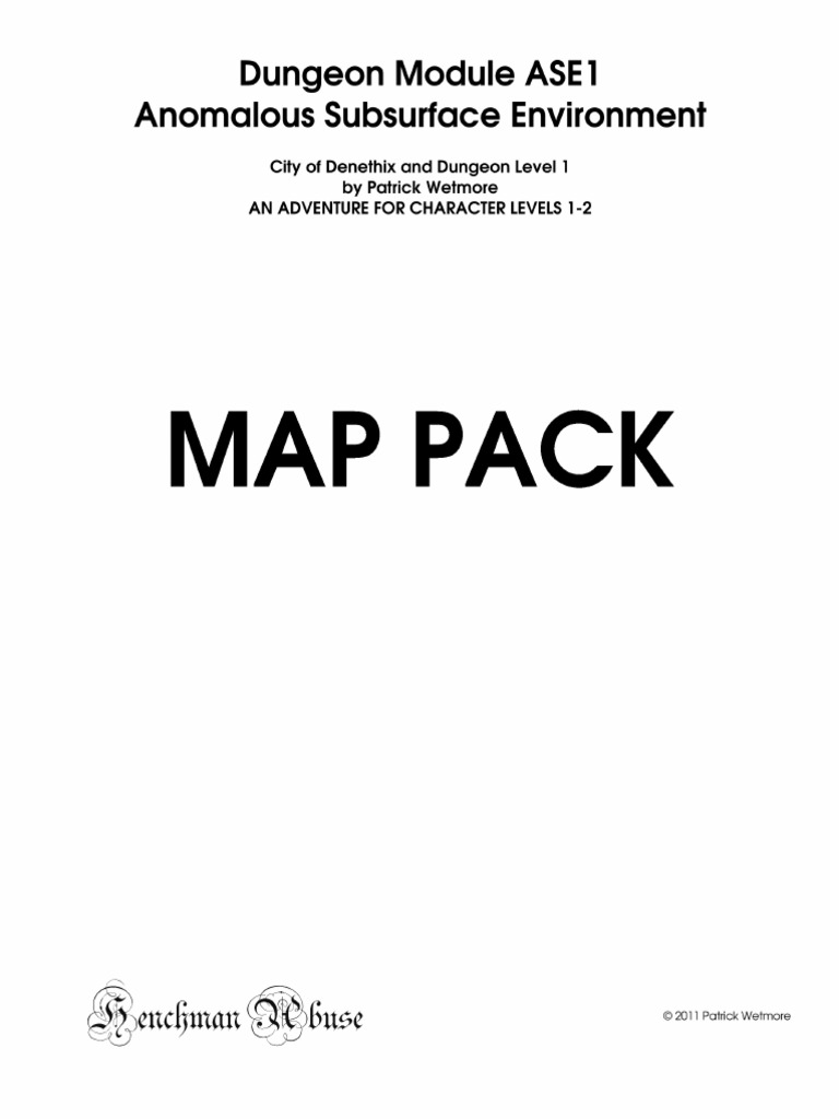 ASE1 Map Pack | PDF