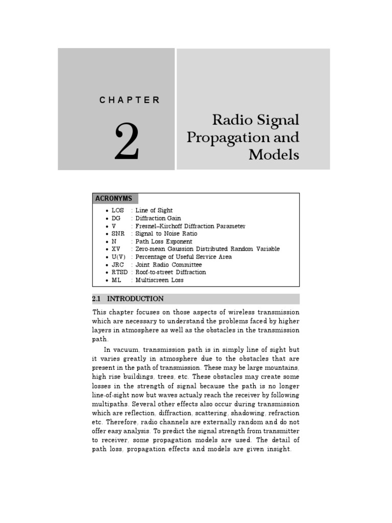 Radio Signal Propagation Effects Explained | PDF | Radio Propagation ...