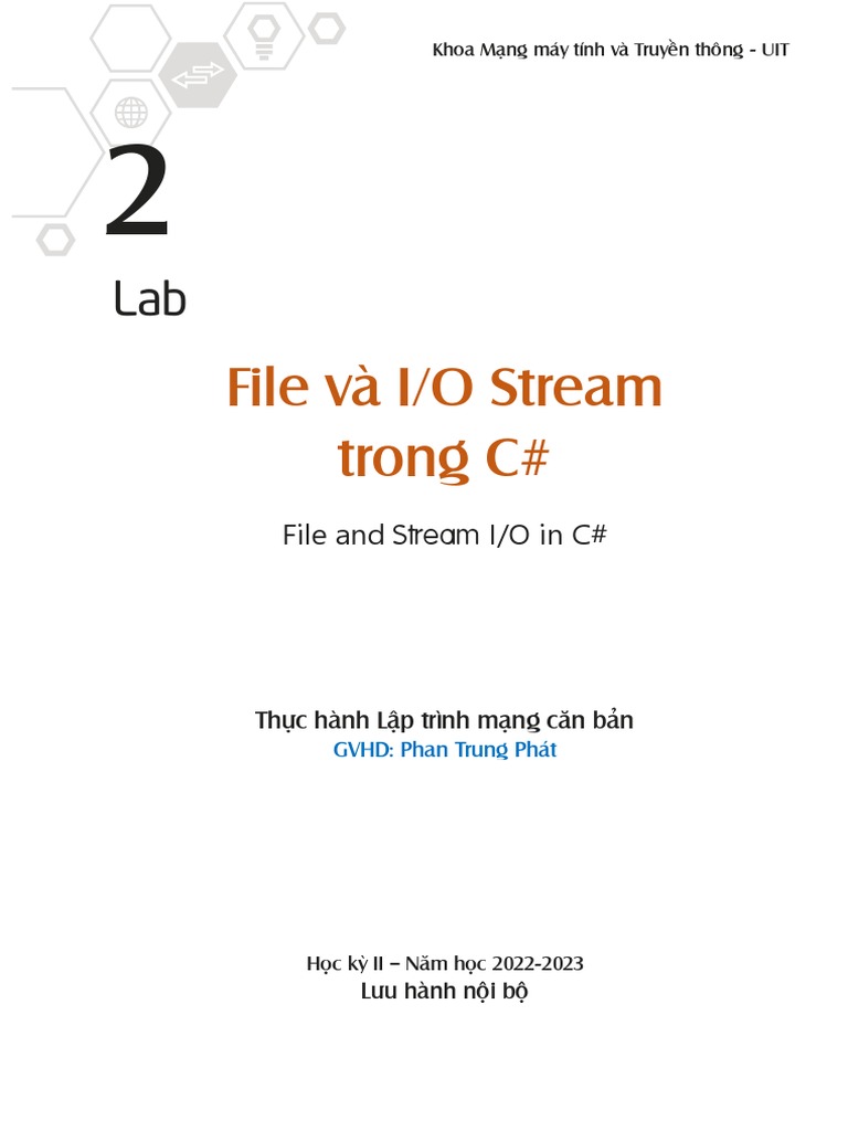 Lab 2 - File and Stream IO in C# | PDF