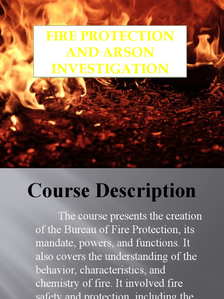 Fire Protection and Arson Investigation | Download Free PDF | Fires | Drill