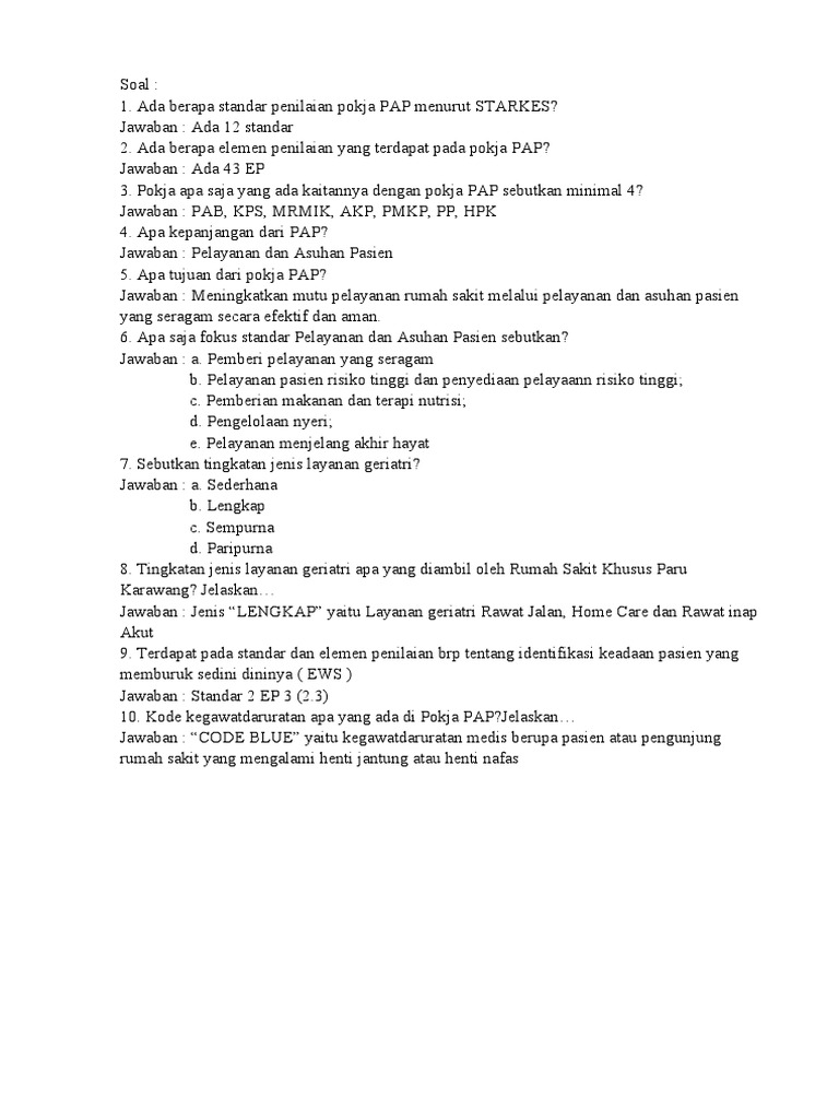 Soal PAP | PDF
