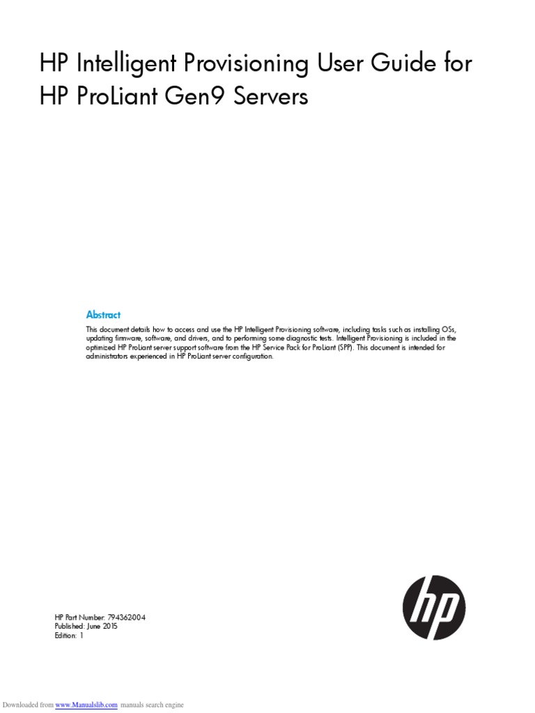 Proliant Gen9 Servers | PDF