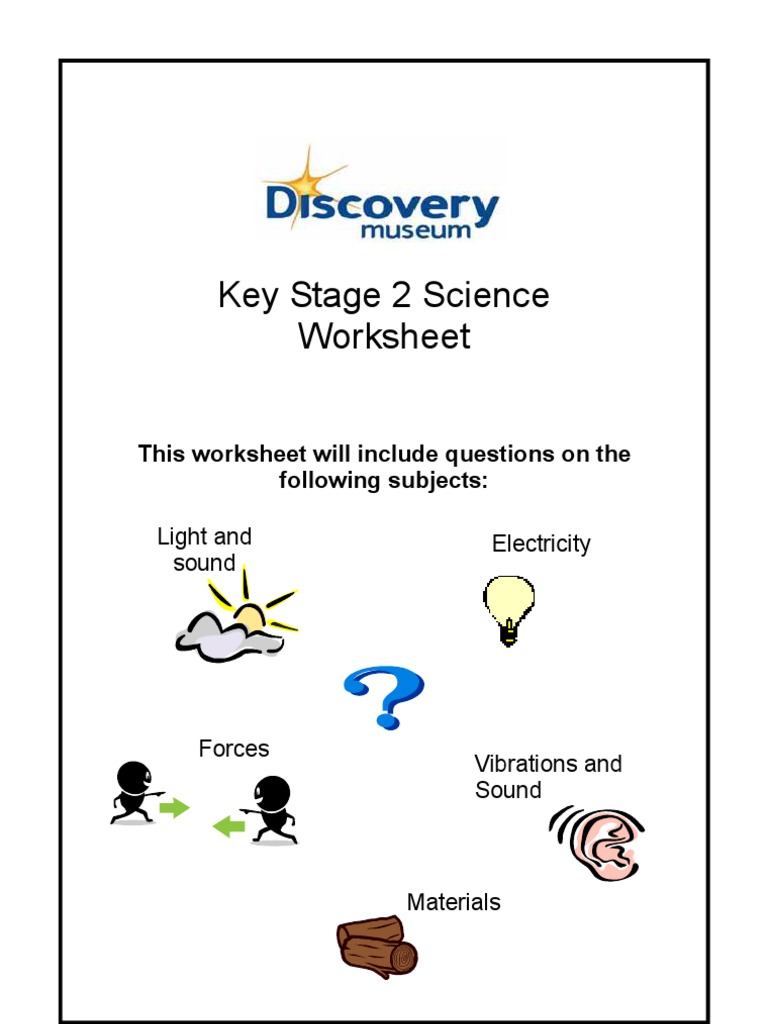 KS2 Science Worksheet | PDF | Sound | Light