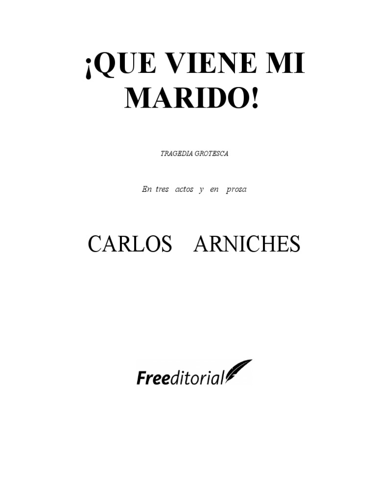 Que Viene Mi Marido | PDF