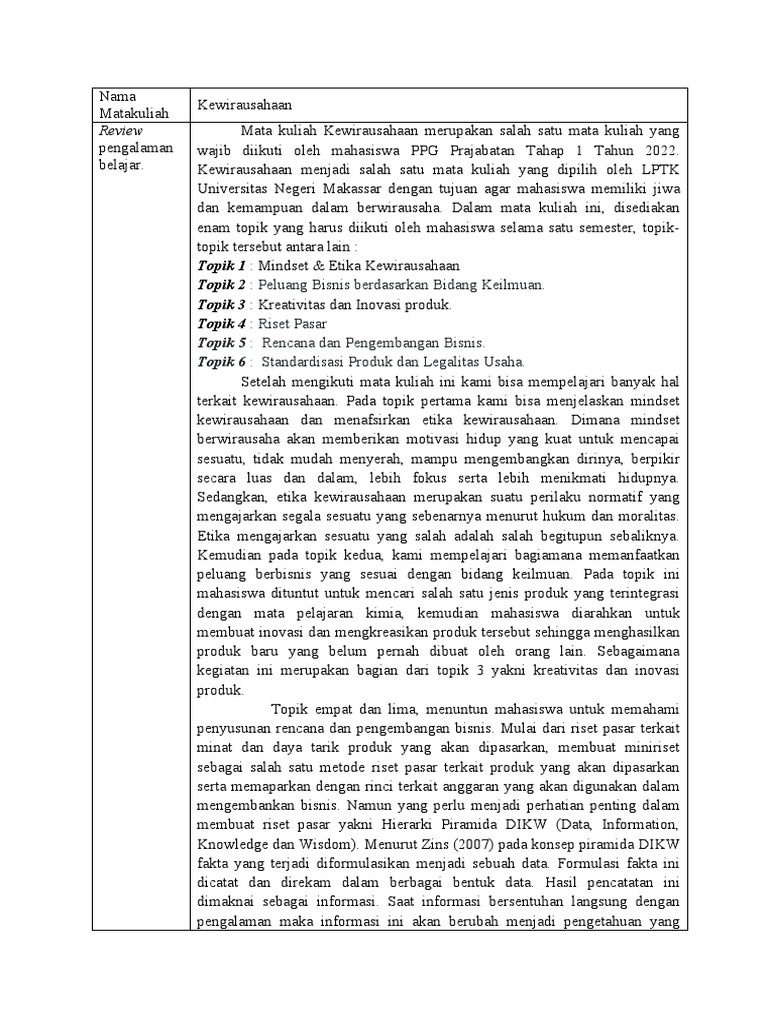 Jurnal Refleksi KWU | PDF