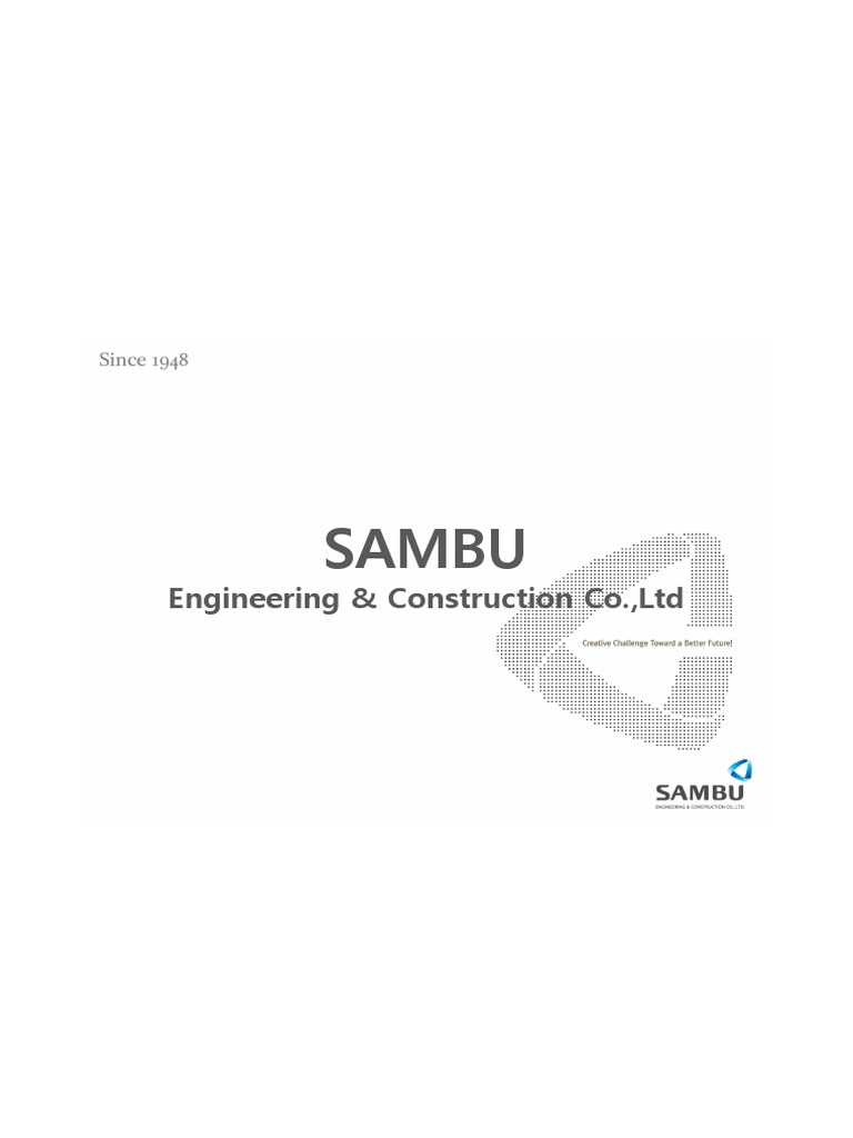 Sambu: Engineering & Construction Co.,Ltd | PDF