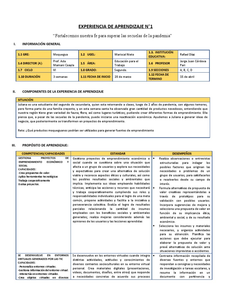 EDA 1 - 2do | PDF | Aprendizaje | Cognición