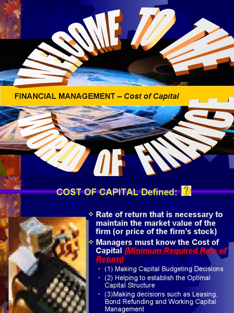 FINANCIAL MANAGEMENT MODULE 1 6 Cost of Capital | Download Free PDF | Cost Of Capital ...