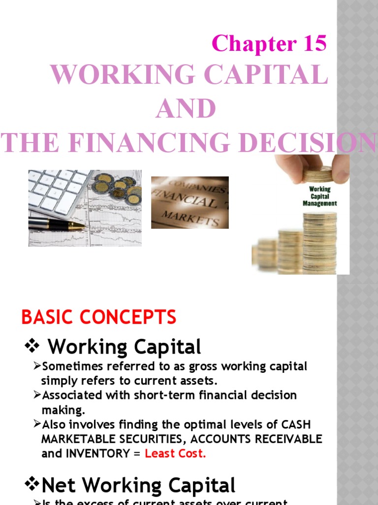 Working Capital and Financing Decision | PDF | Working Capital ...