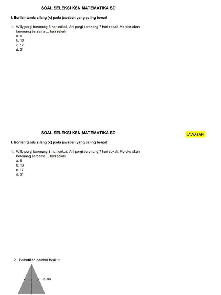 Sudut Segitiga 180 derajat | PDF