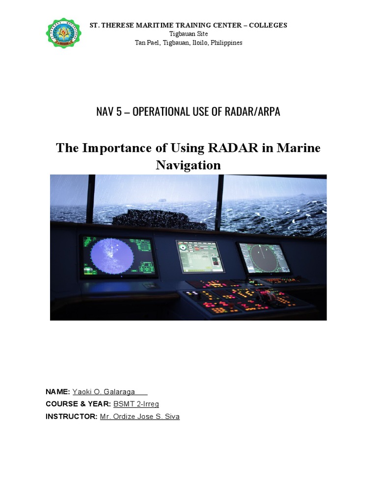 NAV5 - Research Work | PDF | Radar | Navigation