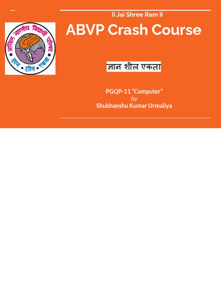 Day 1 Computer Pdf Computer Data Storage Computer Science