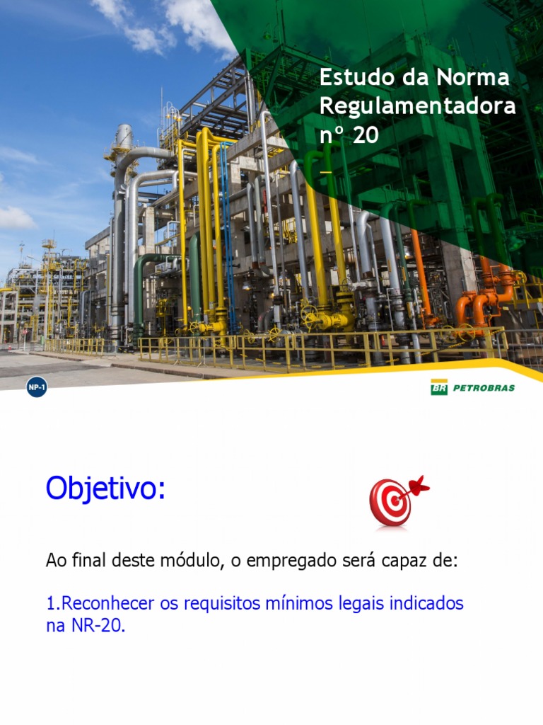 Estudo da NR-20 | PDF | Desenvolvimento profissional | Ciências Físicas