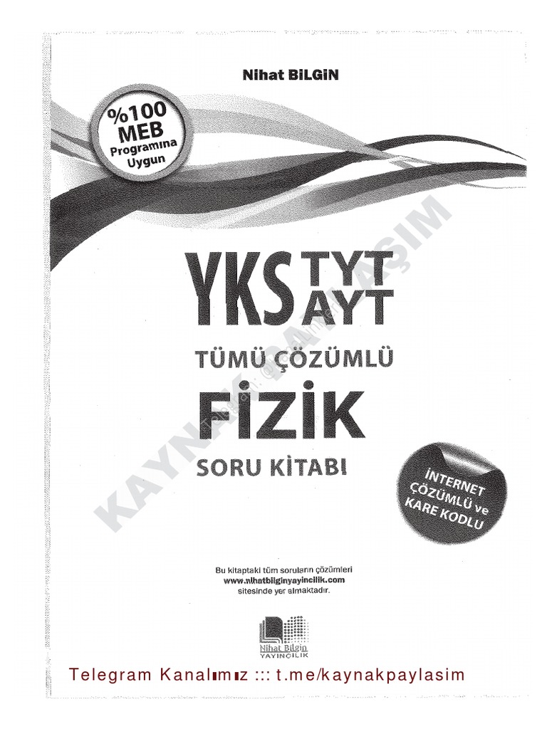 TYT - AYT Fizik - Soru Bankası - Nihat Bilgin Yayınları | PDF