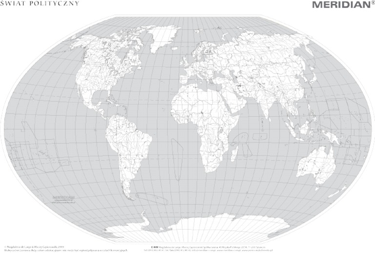 Mapa Konturowa Swiata | PDF