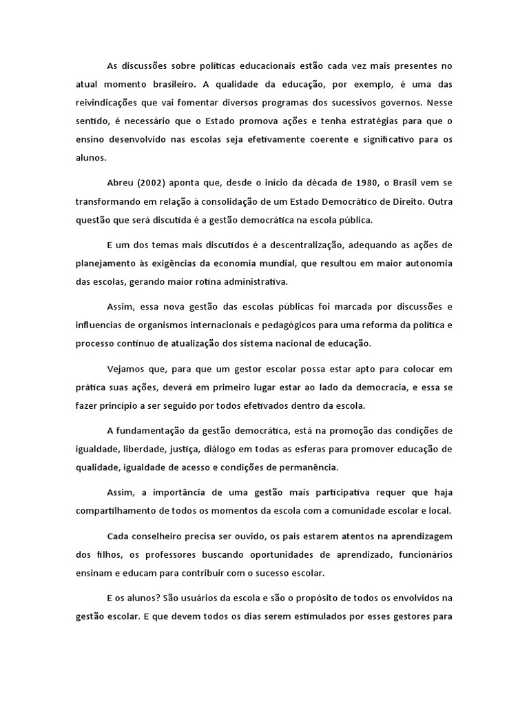 Resumo Leitura Obrigatoria - Estagio 3 | PDF | Pedagogia Resumo Leitura Obrigatoria - Estagio 3 | PDF | Pedagogia