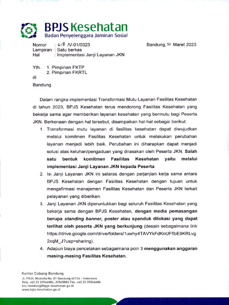 618-Implementasi Janji Layanan JKN | PDF