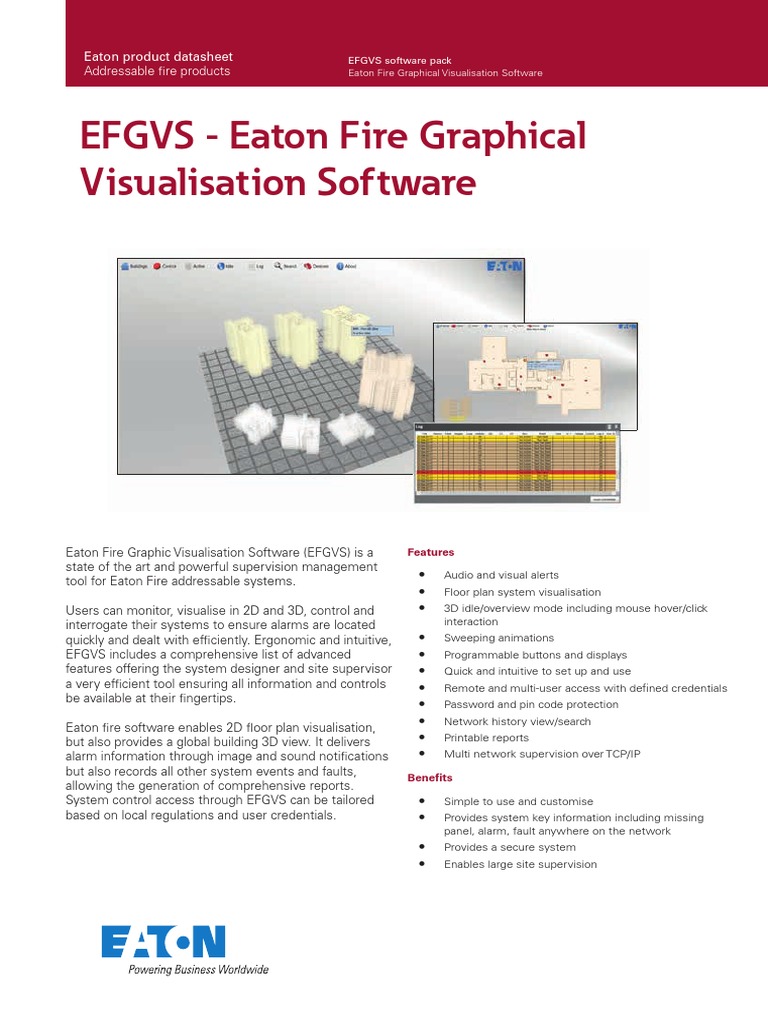 Eaton Fire Addressable Software Efgvs Datasheet 0517 | PDF | Microsoft ...