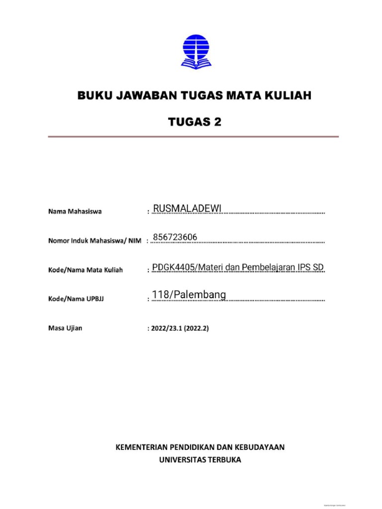 Tugas 2 Materi Dan Pembelajaran IPS SD | PDF