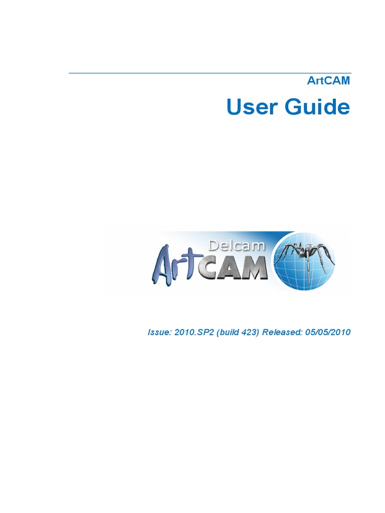 ArtCAM 2010 User Guide | PDF | Window (Computing) | Software