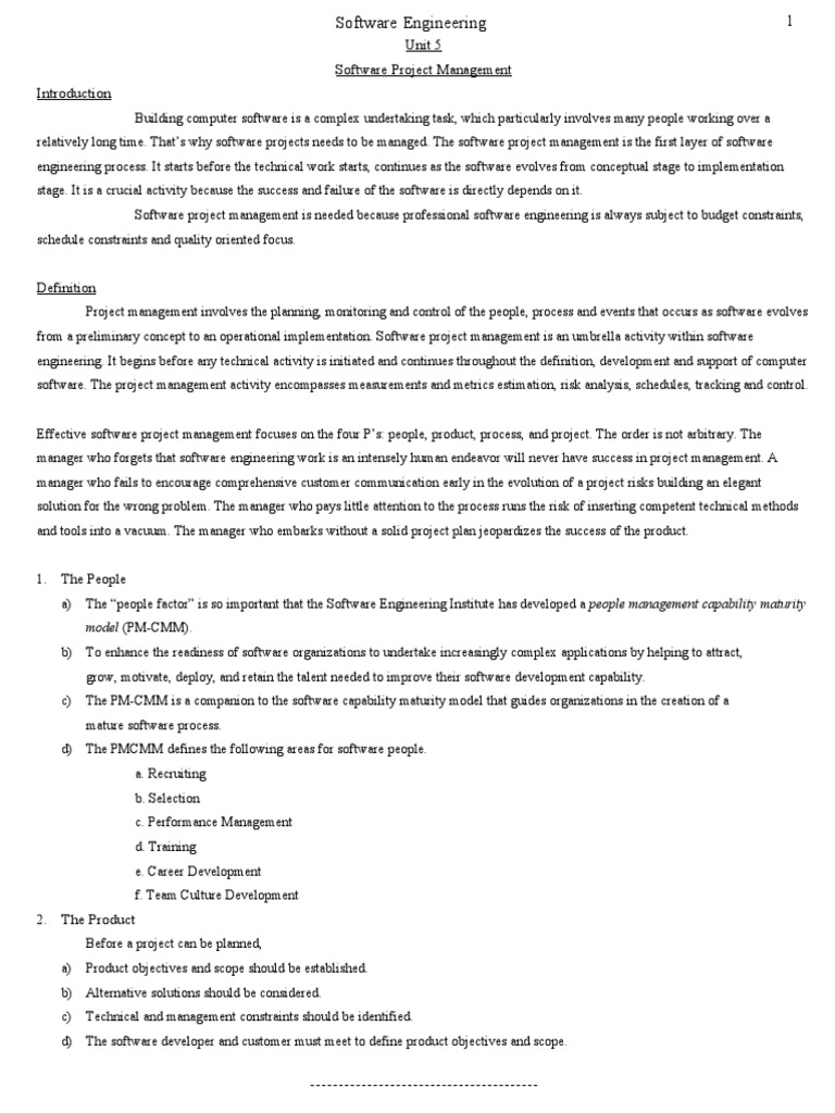 Unit 5 | PDF | Project Management | Computer Program