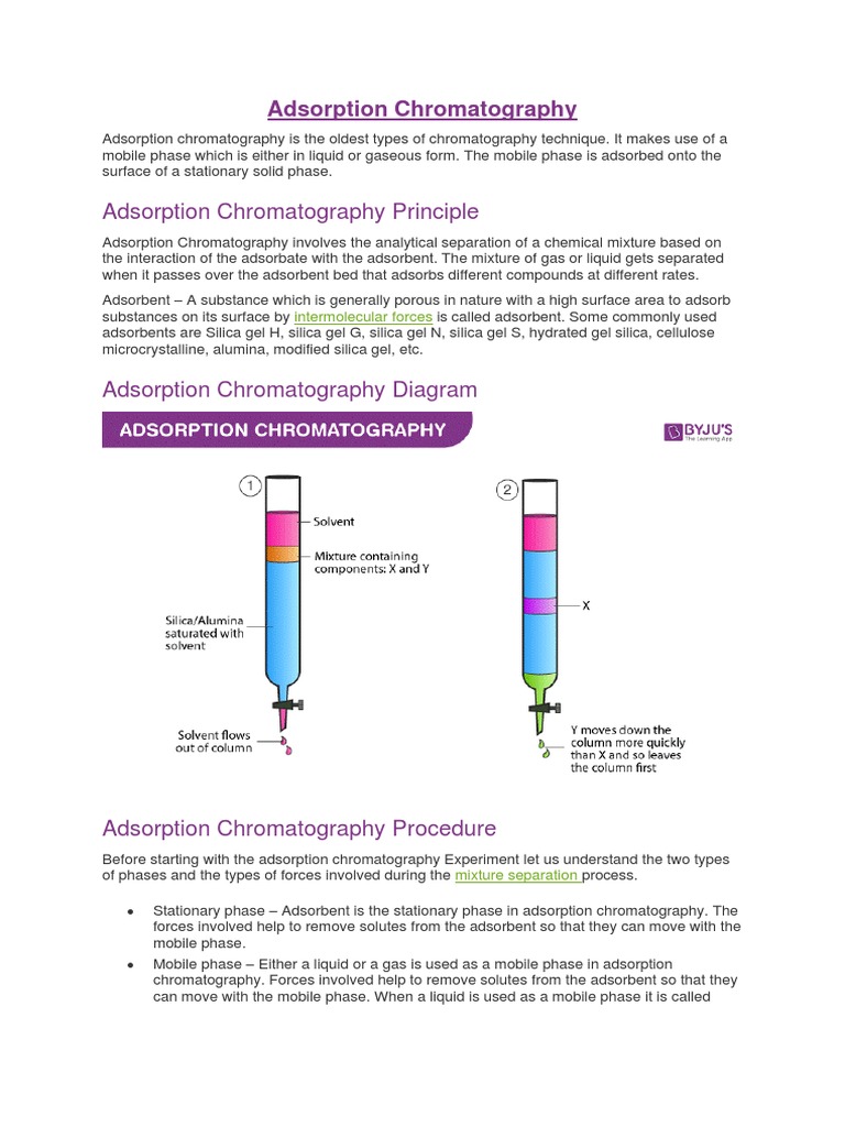 Adsorption Chromatography METHODOLOGY | PDF | Chromatography | Thin Layer Chromatography